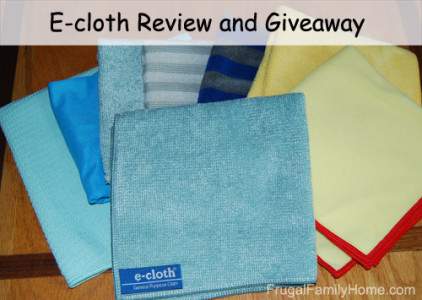 Review and Giveaway, E-Cloths Cleaning Cloths | Frugal Family Home