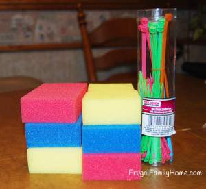 Kid's Crafts: Sponge Balls | Frugal Family Home