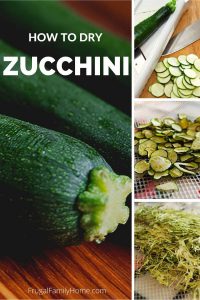 Freezing and Dehydrating Zucchini | Frugal Family Home