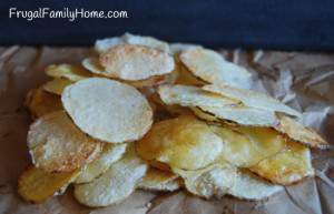 Make it from Scratch Challenge..Homemade Potato Chips | Frugal Family Home