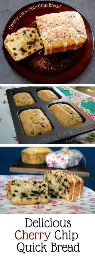 Cherry Chocolate Chip Bread Recipe | Frugal Family Home
