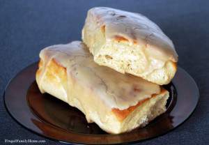 Easy Breakfast Recipe, Baked Maple Bars | Frugal Family Home