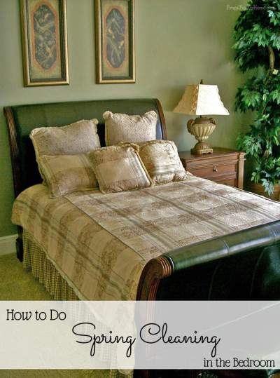 How to do Spring Cleaning, The Bedroom | Frugal Family Home
