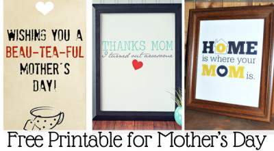 Free Mother's Day Printables and Easy Gift Ideas | Frugal Family Home