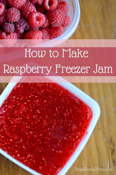 Raspberry Freezer Jam Recipe, with Video Tutorial | Frugal Family Home