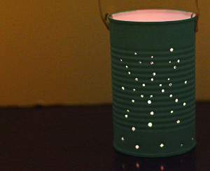 Easy to Make Tin Can Lanterns | Frugal Family Home