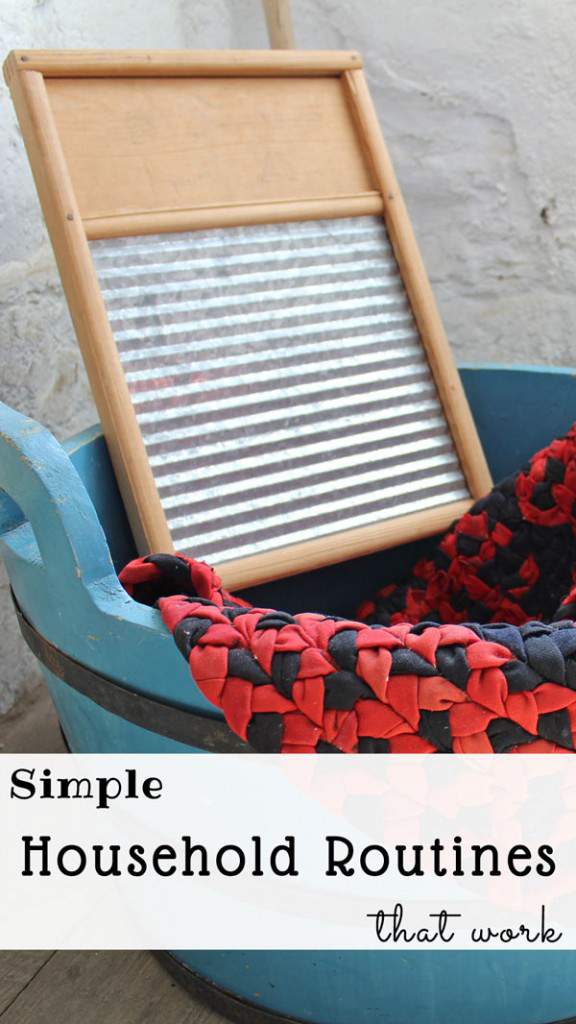 Simple Daily Household Routine that Works | Frugal Family Home