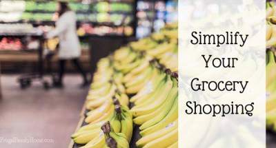 5 Tips to Simplify Your Grocery Shopping | Frugal Family Home