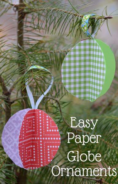 Keep the Kids Busy, Make these Paper Ball Ornaments | Frugal Family Home