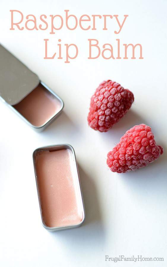 How to Make Raspberry Lip Balm | Frugal Family Home