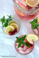 How to Make Raspberry Mint Lemonade | Frugal Family Home