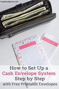 How to Set Up a Cash Envelope System, Easy Steps Start to Finish ...