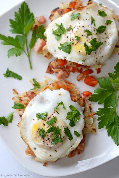 Cheap and Easy Breakfast Haystacks, (Weight Watcher Friendly) | Frugal ...