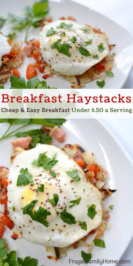 Cheap and Easy Breakfast Haystacks, (Weight Watcher Friendly) | Frugal ...