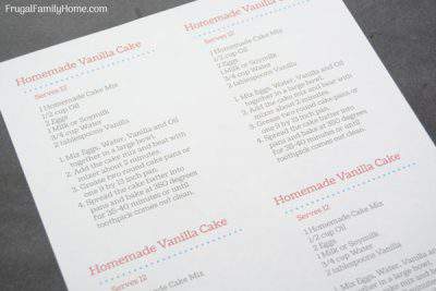 Homemade Vanilla Cake Mix Recipe from Scratch in Minutes