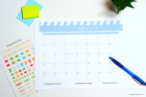Printable 2021 July Calendar Pack, Edit Before You Print