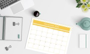 Free December Calendar Pack, Printable and Editable | Frugal Family Home