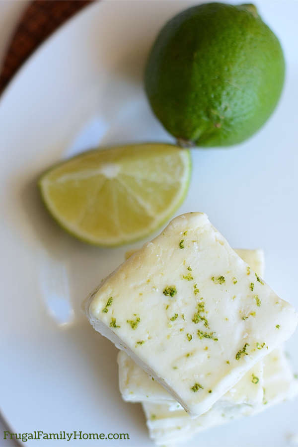 How to Make Key Lime Fudge | Frugal Family Home
