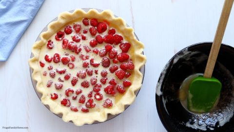 How to Make Raspberry Custard Pie, An Easy Creamy Pie Recipe | Frugal ...