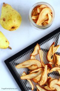 How to Perfectly Dry Pears | Frugal Family Home
